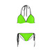 Fluorescent Green Neon With Black Piping Custom Bikini Swimsuit | ID ...