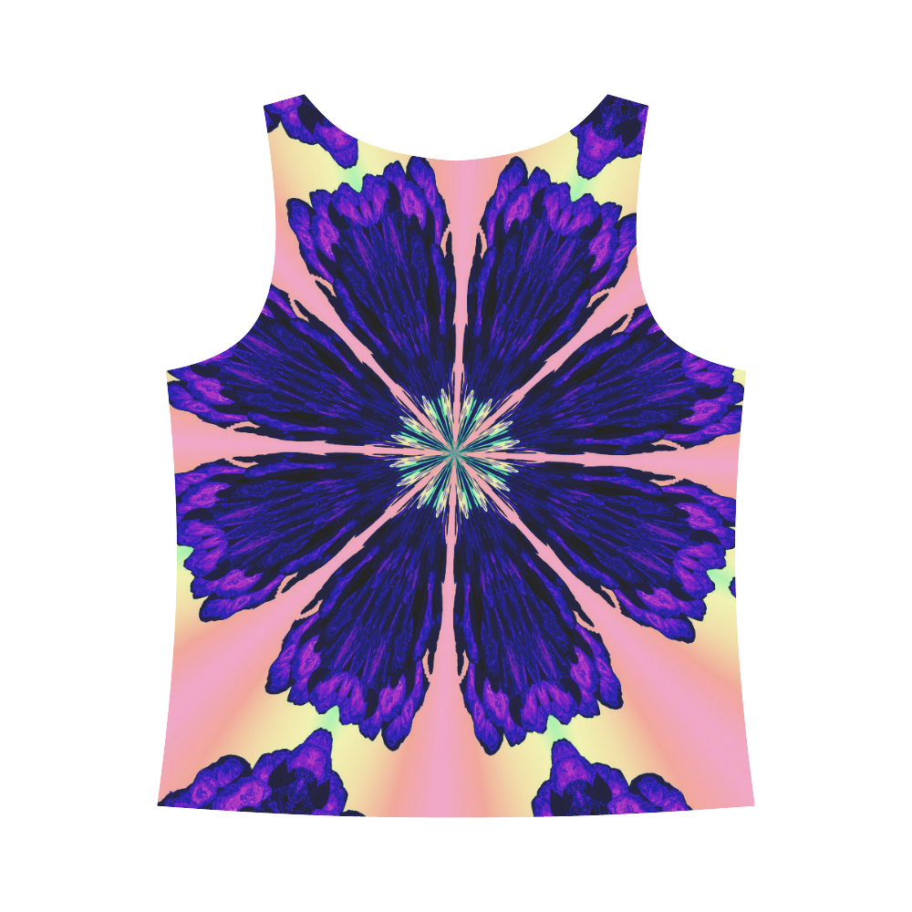 PURFLWR All Over Print Tank Top for Women (Model T43) | ID: D1618645