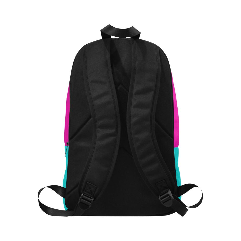 Round Psychedelic Colorful Modern Fractal Graphic Fabric Backpack for ...