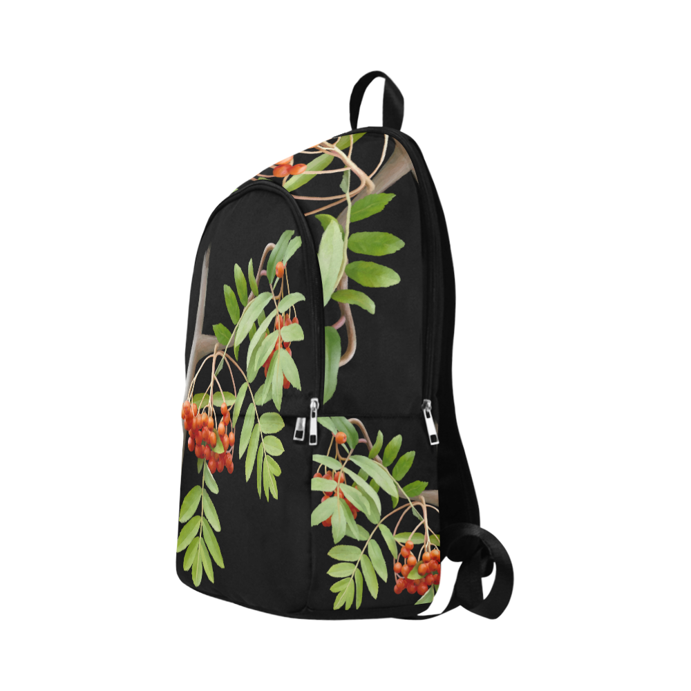 Rowan tree plant watercolor Fabric Backpack for Adult (Model 1659) | ID ...