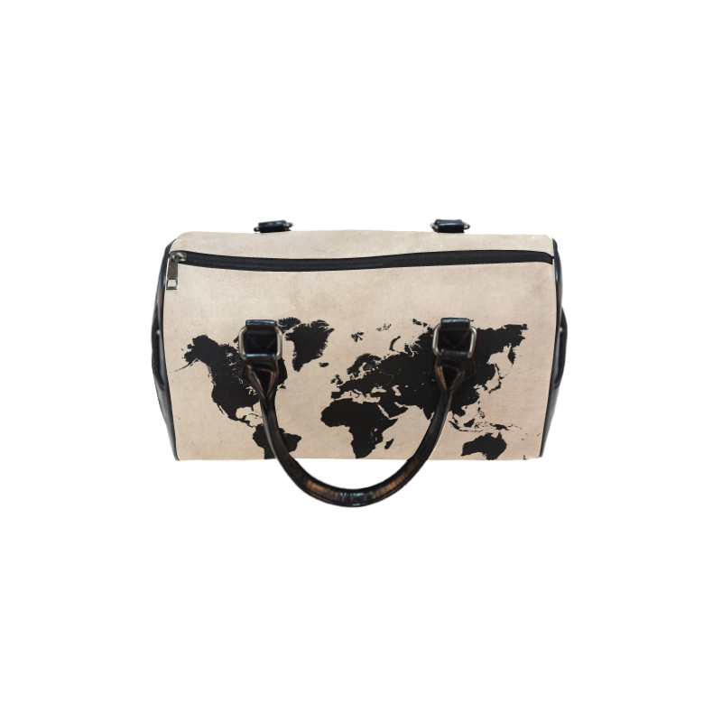 world map Boston Handbag (Model 1621) | ID: D1722522