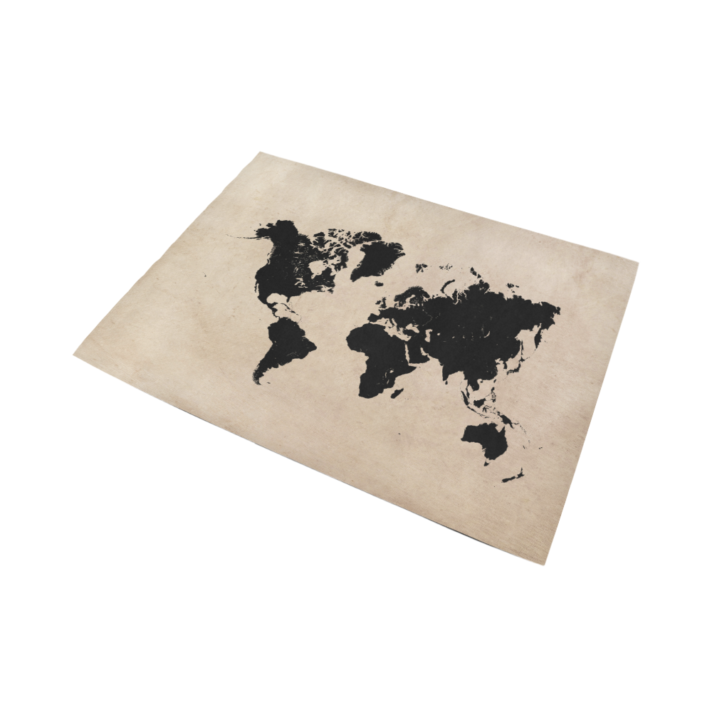 world map Area Rug7'x5' | ID: D1728135