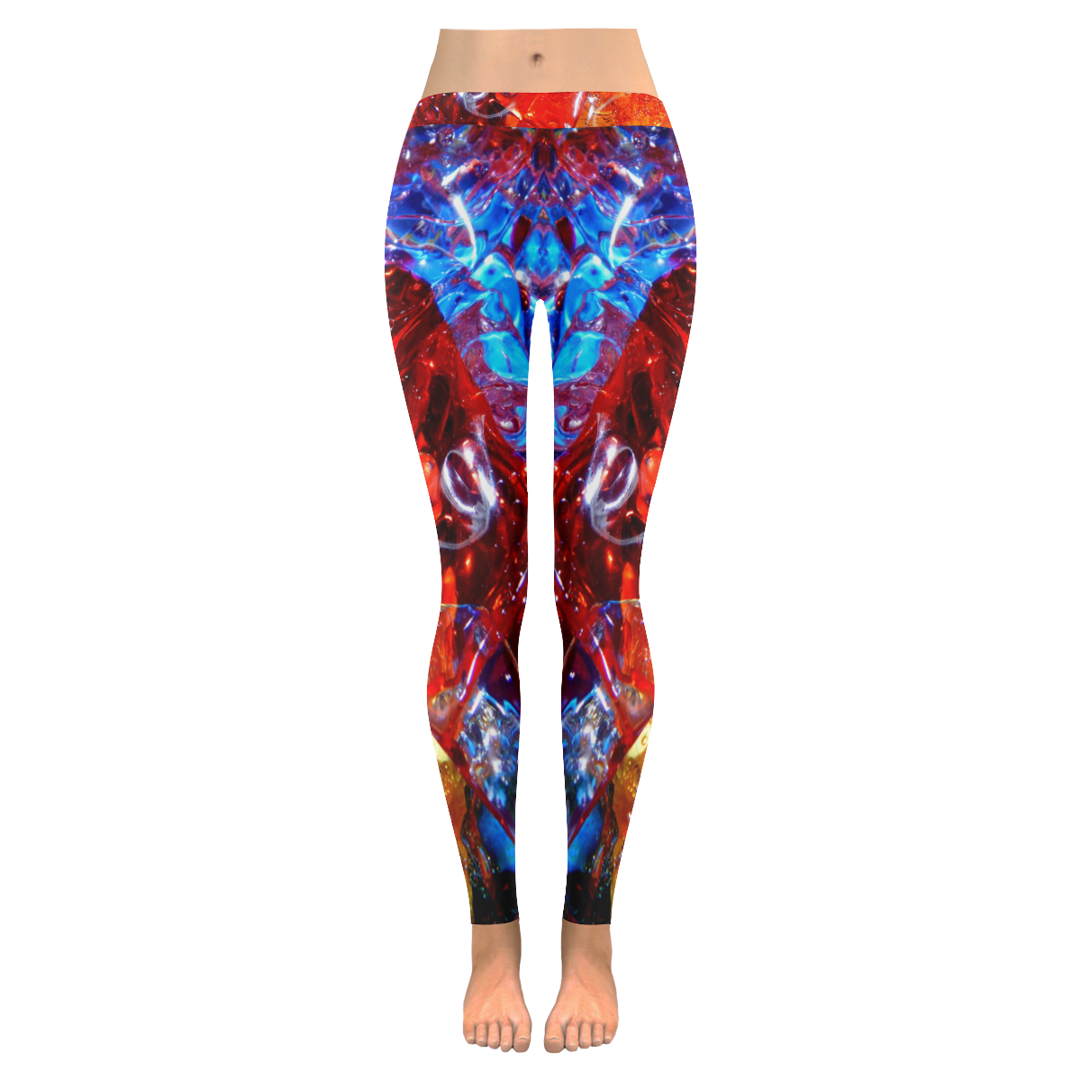Liquid Abstract 0180-444 Women's Low Rise Leggings (Invisible Stitch ...