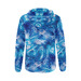 Nautical Ocean Beach Blue Net Print All Over Print Full Zip Hoodie for ...