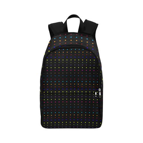 Dots & Colors Modern, Colorful pattern design Fabric Backpack for Adult ...