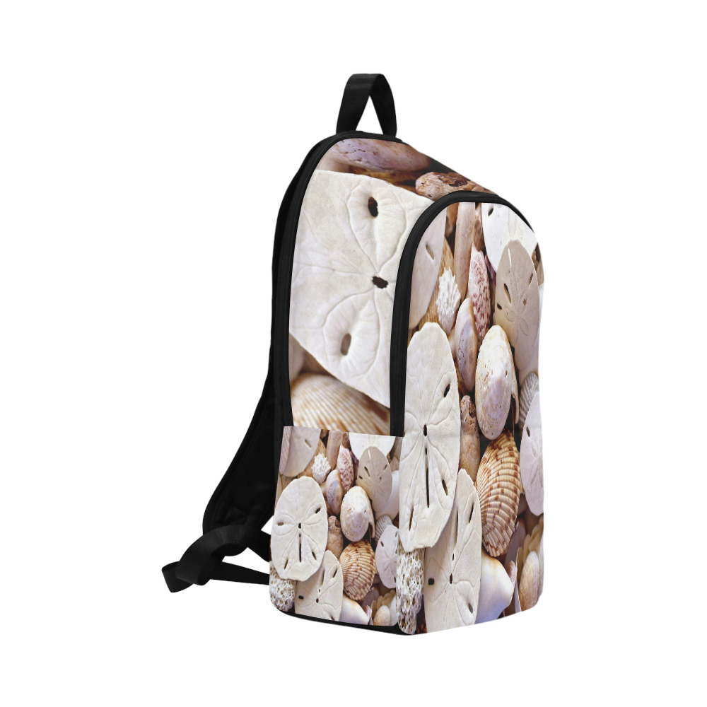 Seashells And Sand Dollars Fabric Backpack for Adult (Model 1659) | ID ...