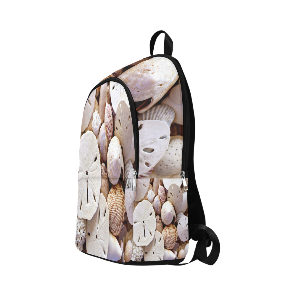Seashells And Sand Dollars Fabric Backpack for Adult (Model 1659) | ID ...