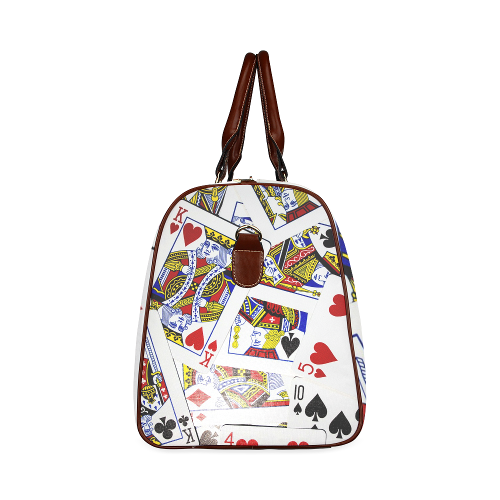 playing card-2 Waterproof Travel Bag/Large (Model 1639) | ID: D1816156