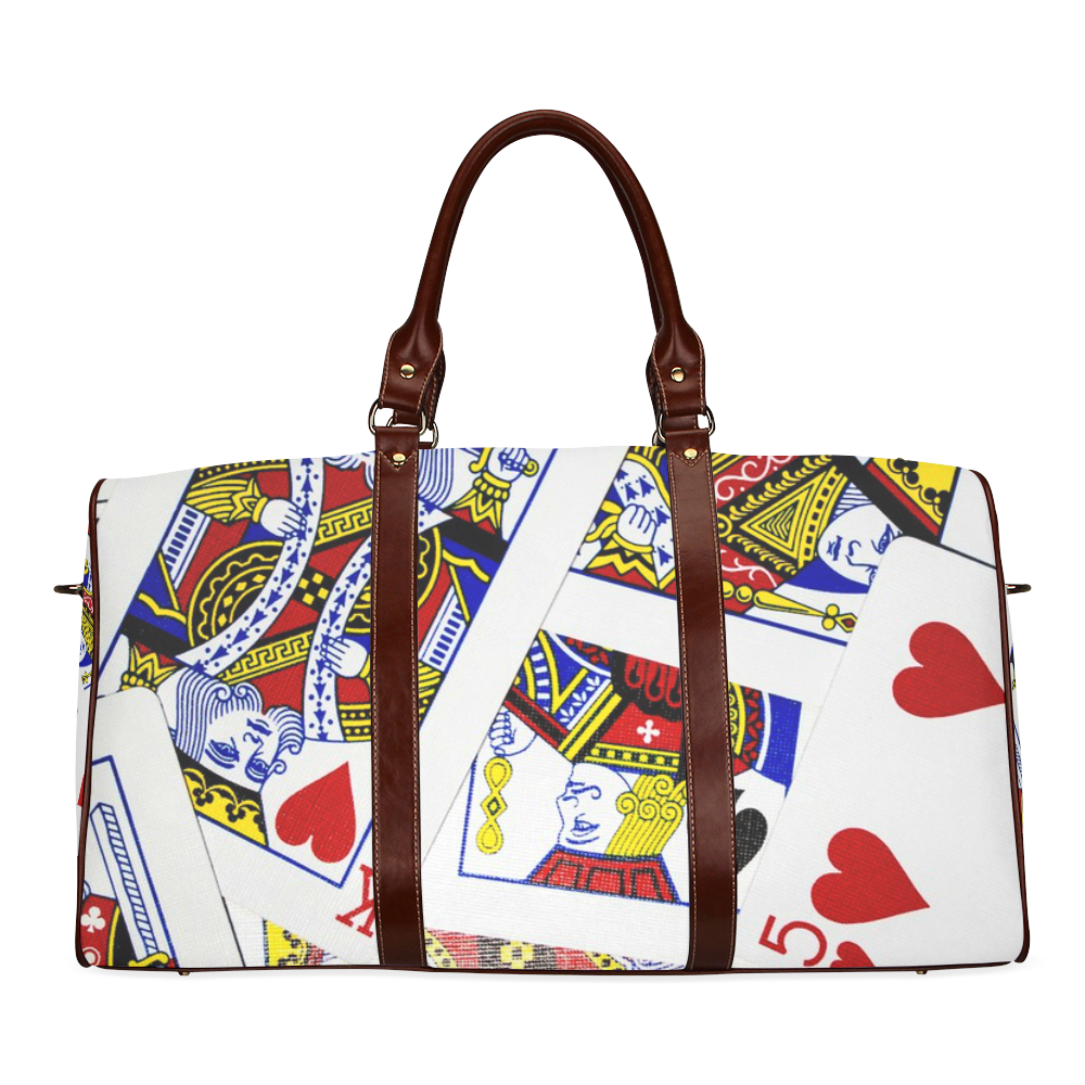 playing card-2 Waterproof Travel Bag/Large (Model 1639) | ID: D1816156