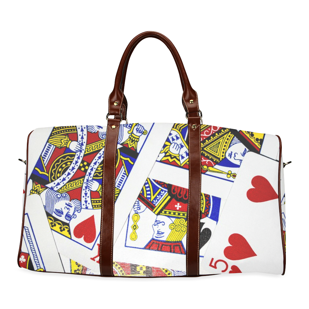 playing card-2 Waterproof Travel Bag/Large (Model 1639) | ID: D1816156