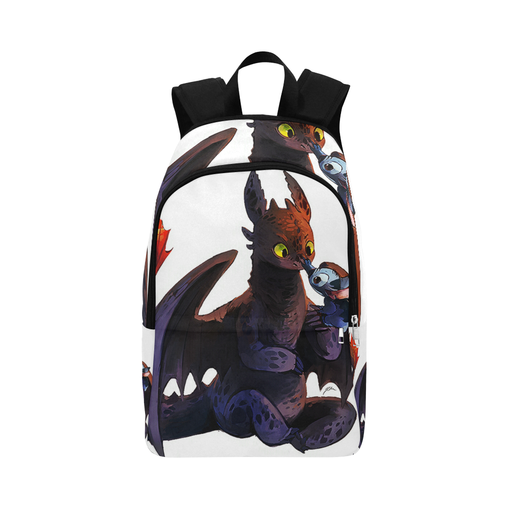stitch and toothless Fabric Backpack for Adult (Model 1659) | ID: D1829997