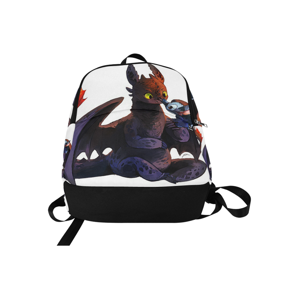 stitch and toothless Fabric Backpack for Adult (Model 1659) | ID: D1829997