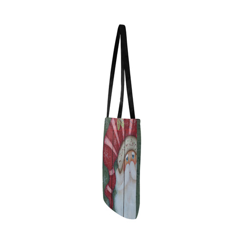 Santa Tote Reusable Shopping Bag Model 1660 (Two sides) | ID: D1845093
