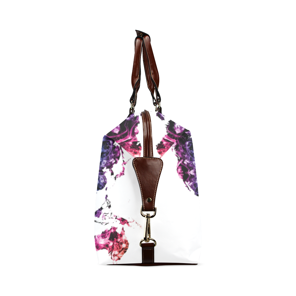 map of the world Classic Travel Bag (Model 1643) Remake | ID: D1890992