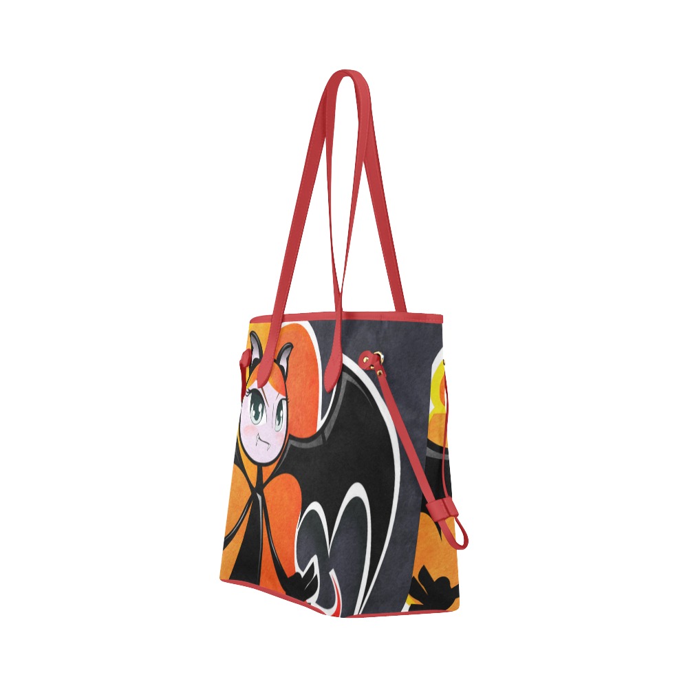 Cute lil' Vampire - Firehair Clover Canvas Tote Bag (Model 1661) | ID ...