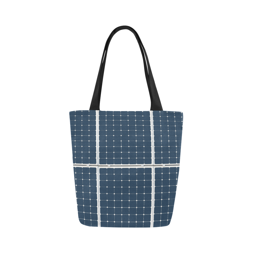 Solar Technology Power Panel Battery Energy Cell Canvas Tote Bag (Model ...