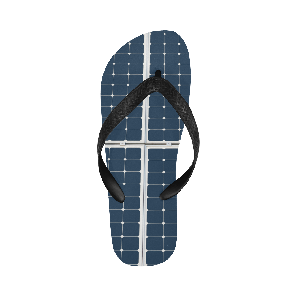 Solar Technology Power Panel Battery Energy Cell Flip Flops for Men ...