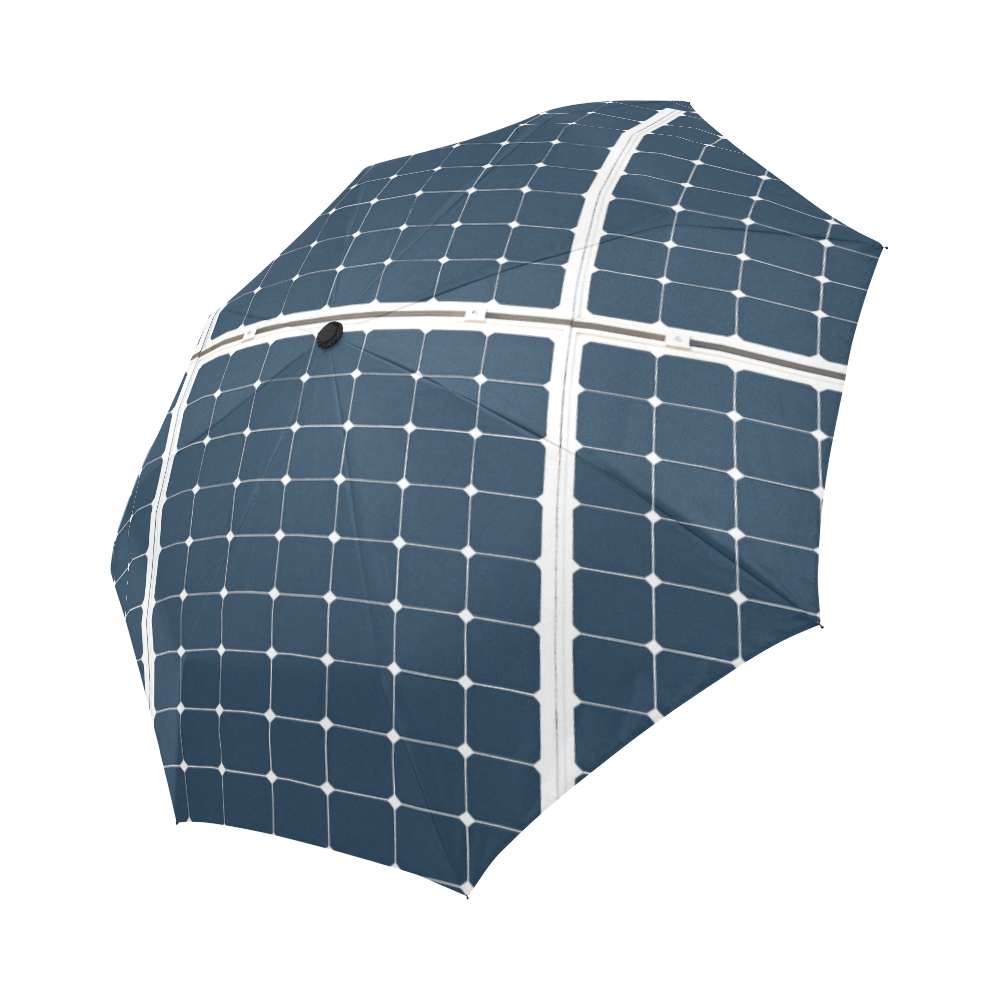 Solar Technology Power Panel Battery Cell Energy Auto-Foldable Umbrella ...