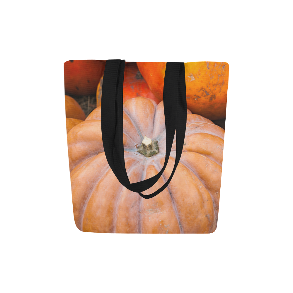 Pumpkin Halloween Thanksgiving Crop Holiday Cool Canvas Tote Bag (Model ...