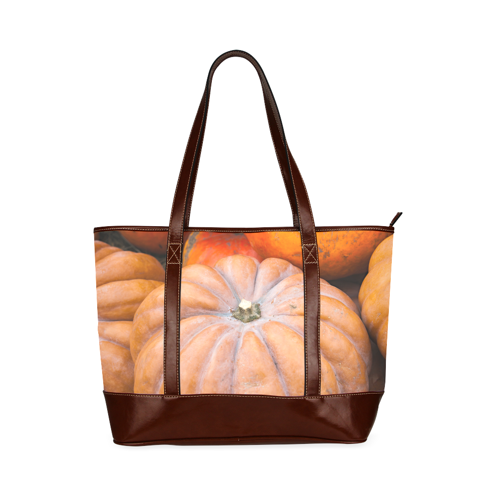 Pumpkin Halloween Thanksgiving Crop Holiday Cool Tote Handbag (Model ...
