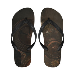 Crypt of the devilish dead skull Flip Flops for Men/Women (Model 040 ...