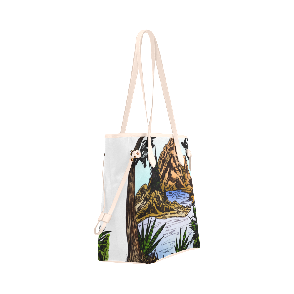The Outdoors - Poster Clover Canvas Tote Bag (Model 1661) | ID: D1959767