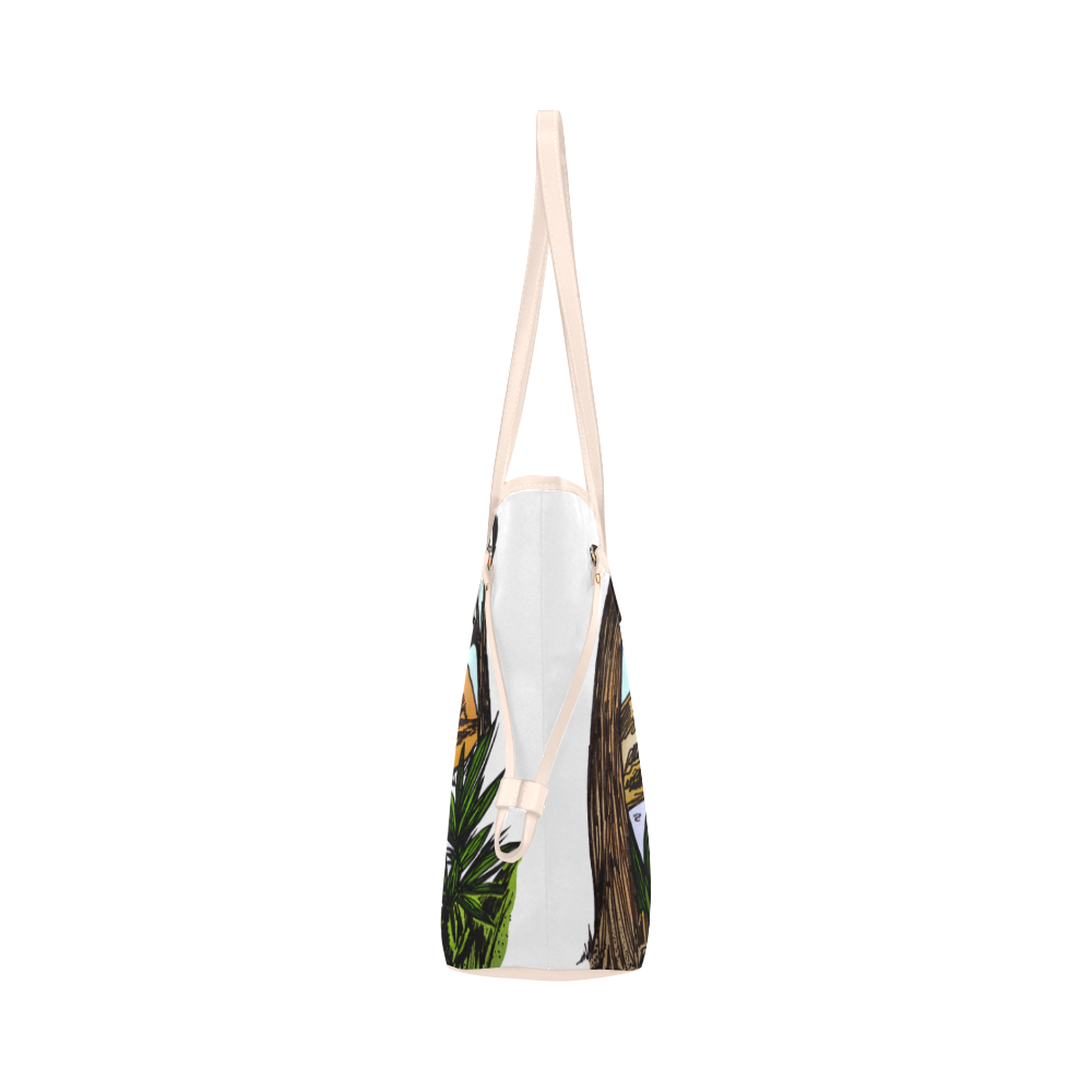 The Outdoors - Poster Clover Canvas Tote Bag (Model 1661) | ID: D1959767