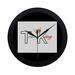 TK Clock Circular Plastic Wall clock | ID: D2068754