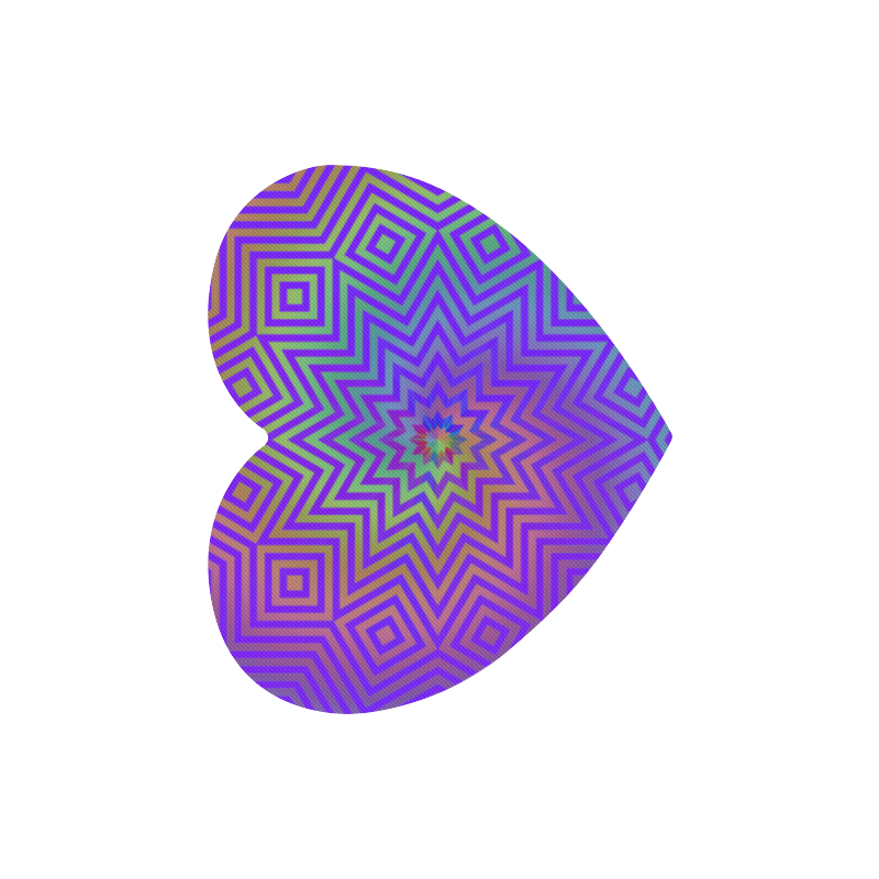 Vortex Heart-shaped Mousepad | ID: D2078012