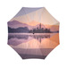 Orange Sunset Low Poly Polygon Triangle Landscape Foldable Umbrella ...