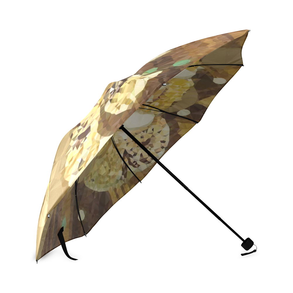 Vintage Christmas Low Poly Santa Claus Foldable Umbrella (Model U01 ...