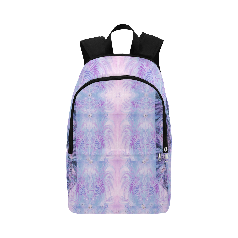 purple butterfly Fabric Backpack for Adult (Model 1659) | ID: D2104692