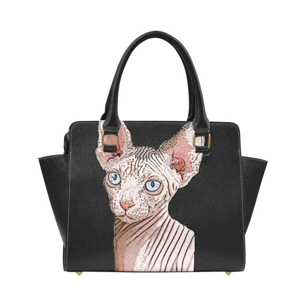 Sphynx Love Classic Shoulder Handbag (Model 1653) | ID: D2105600