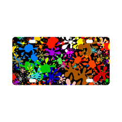 Graffiti Shark Brick Wall Classic License Plate | ID: D1701622