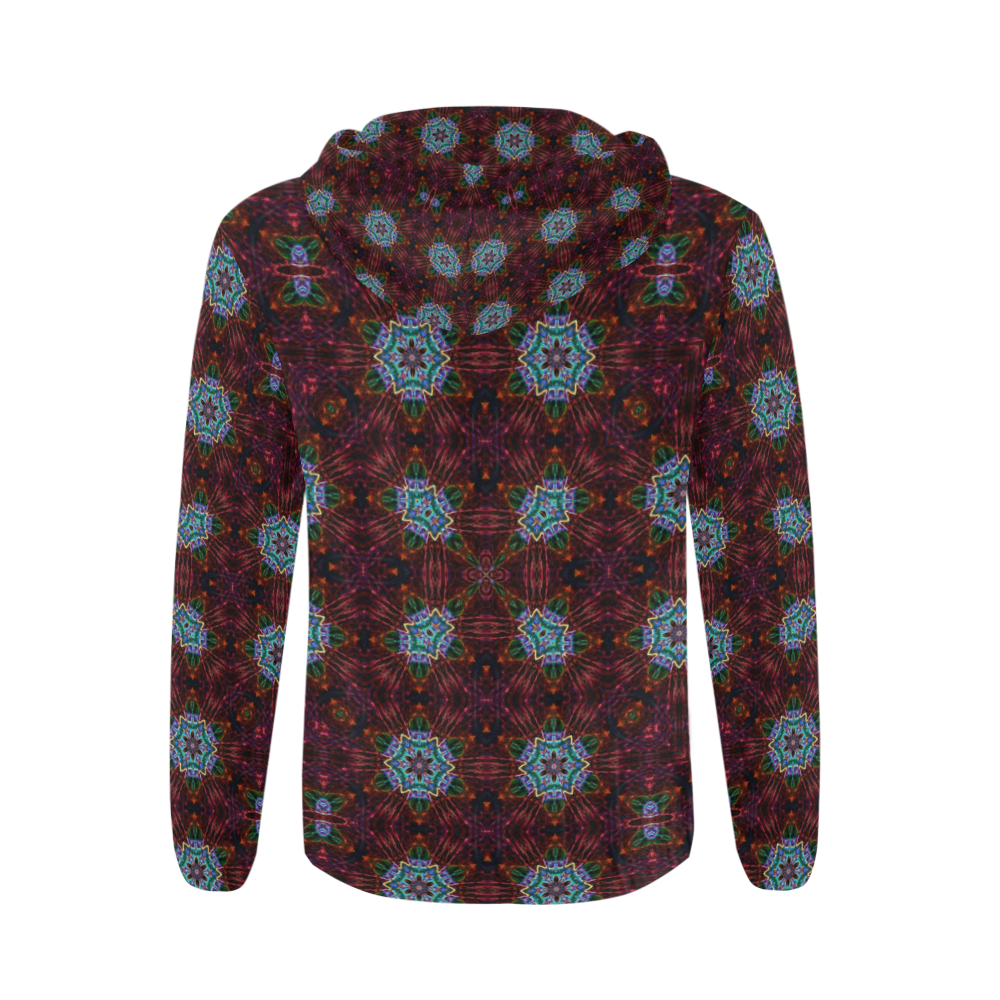 Cosmic Demon Star All Over Print Full Zip Hoodie for Men (Model H14 ...