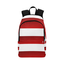 Black White Stripes Fabric Backpack for Adult (Model 1659) | ID: D2256097