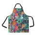 Graffiti Wall and Paint Splatter All Over Print Apron | ID: D2378743